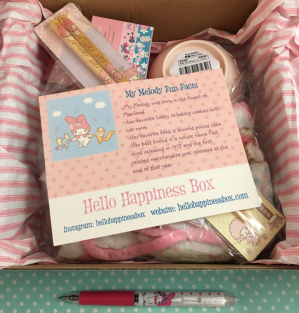Hello Happiness Kawaii Subscription Box Review - Super Cute Kawaii!!