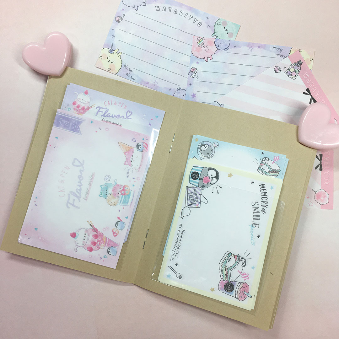 On-the-Go Stationery Storage Journal Tutorial - Super Cute Kawaii!!