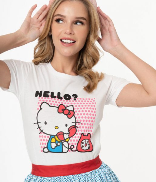 Hello Kitty x Unique Vintage - Super Cute Kawaii!!