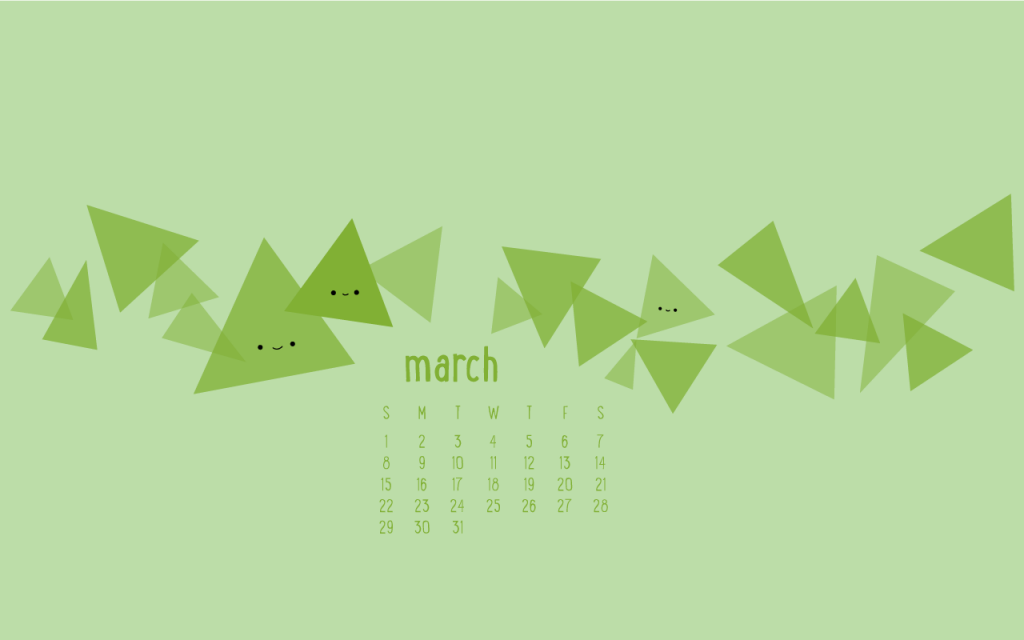 Free Monthly Kawaii Wallpapers for 2015 - Super Cute Kawaii!!