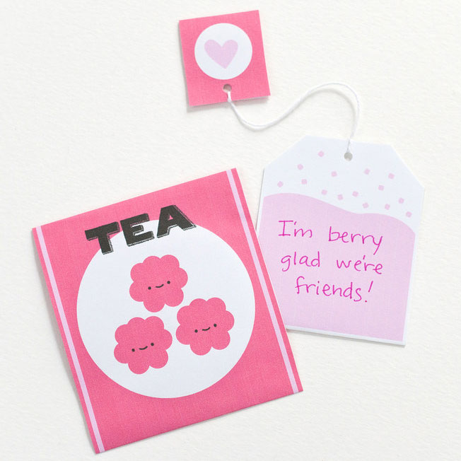Wild Olive Printable Tea Bag Notes - Super Cute Kawaii!!