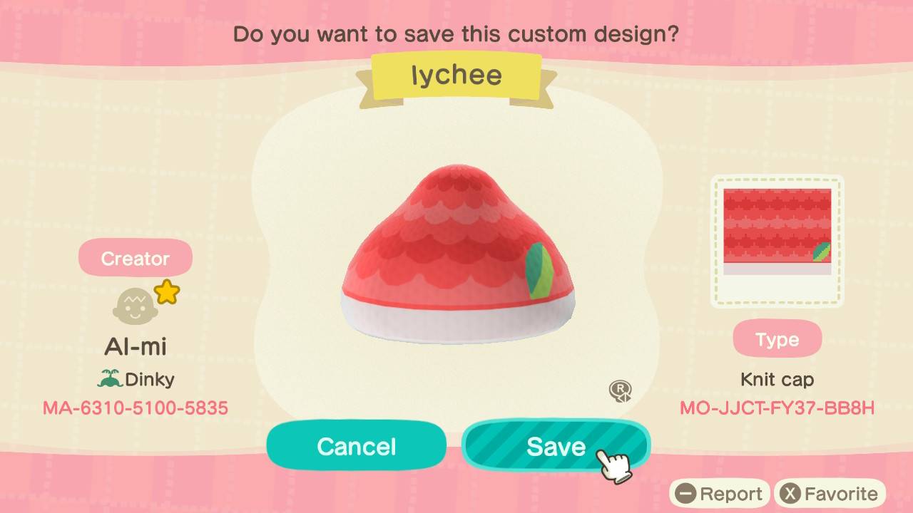 Tropical Fruit Animal Crossing Custom Designs - Super Cute Kawaii!!