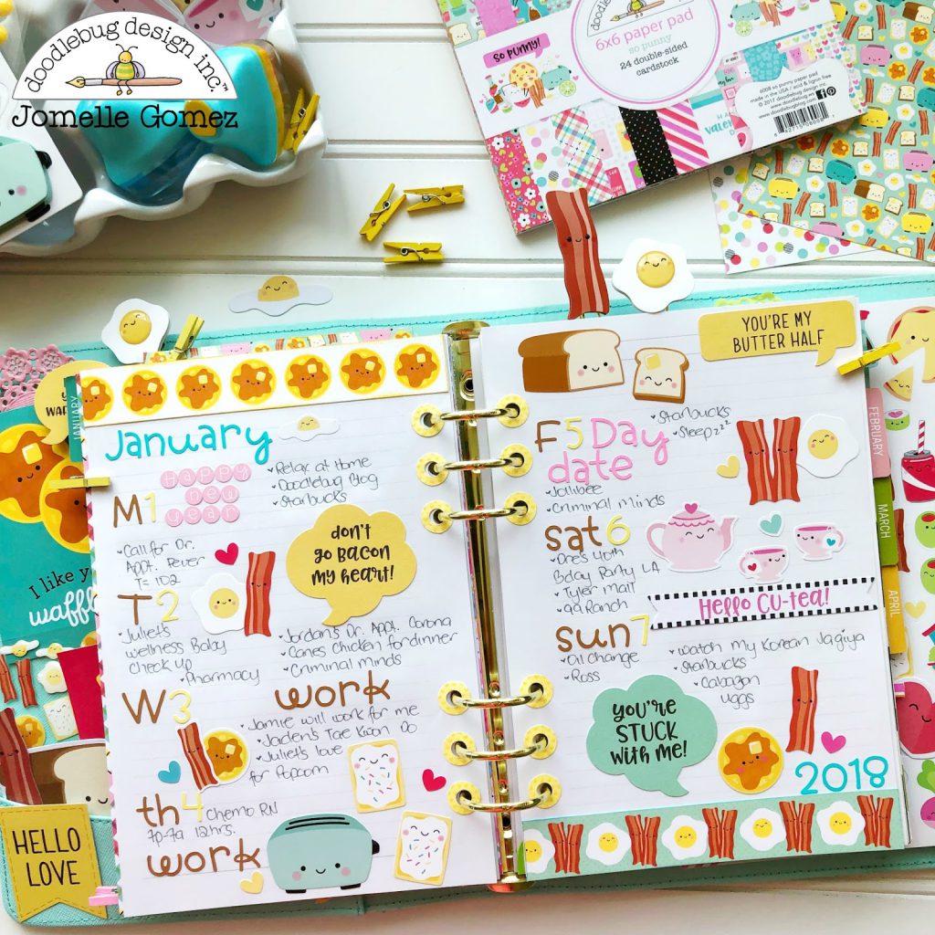 So Punny Kawaii Food Planner Stickers - Super Cute Kawaii!!