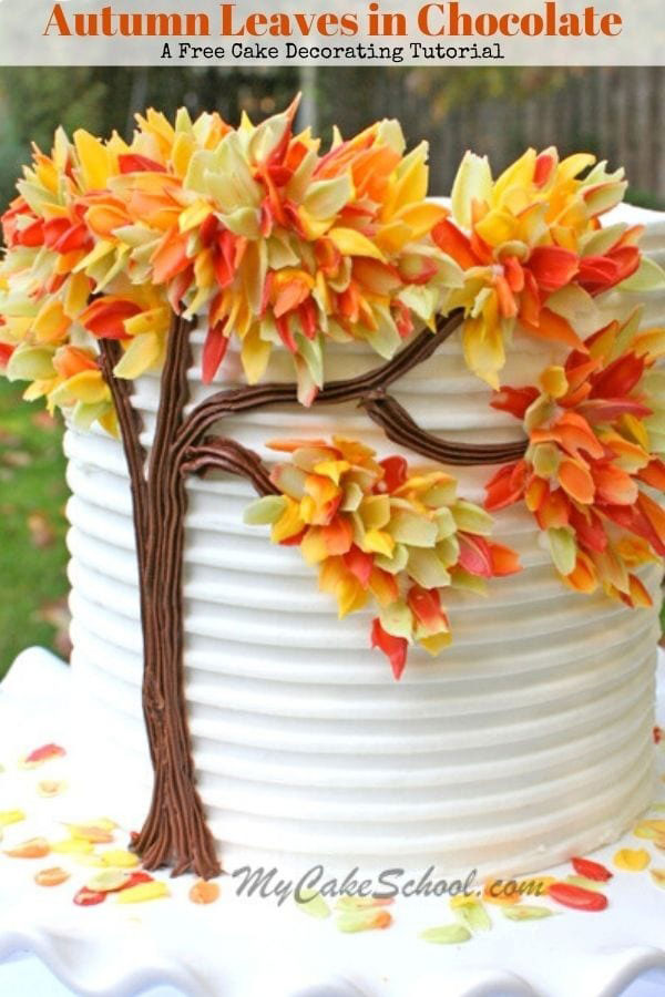 Autumn/Fall Cake Decorating Ideas - Super Cute Kawaii!!
