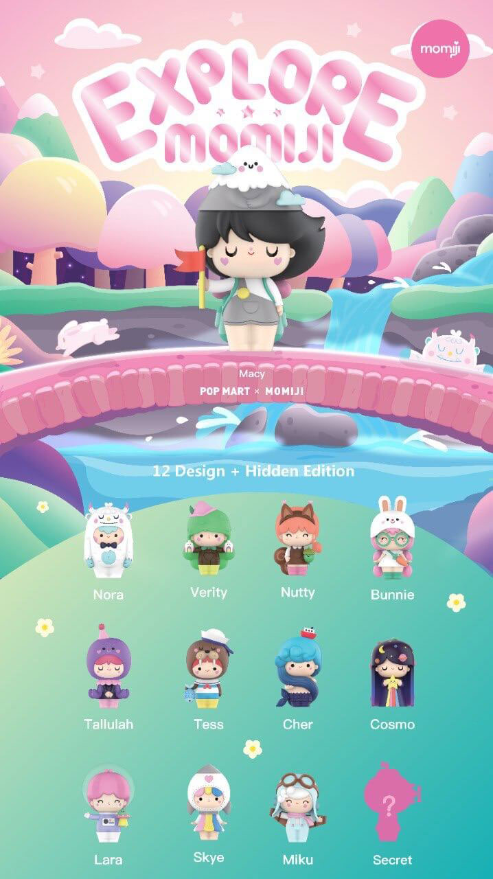 New Vinyl Figures From Momiji x Pop Mart - Super Cute Kawaii!!