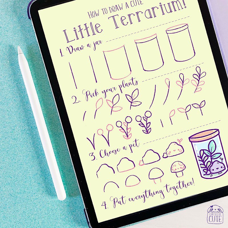Cute Drawing Tutorials On Instagram - Super Cute Kawaii!!