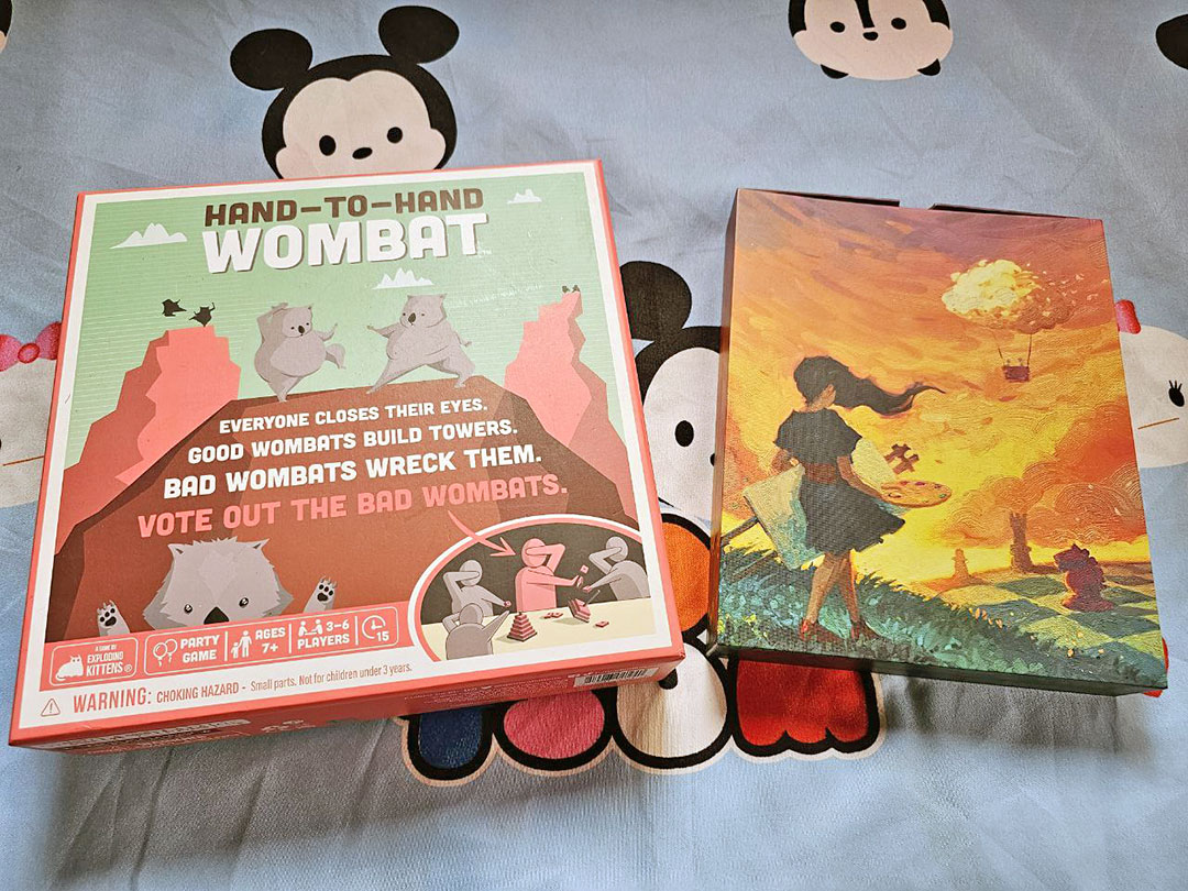 Cute Board Games Review: Canvas & Hand-to-Hand Wombat - Super Cute Kawaii!!