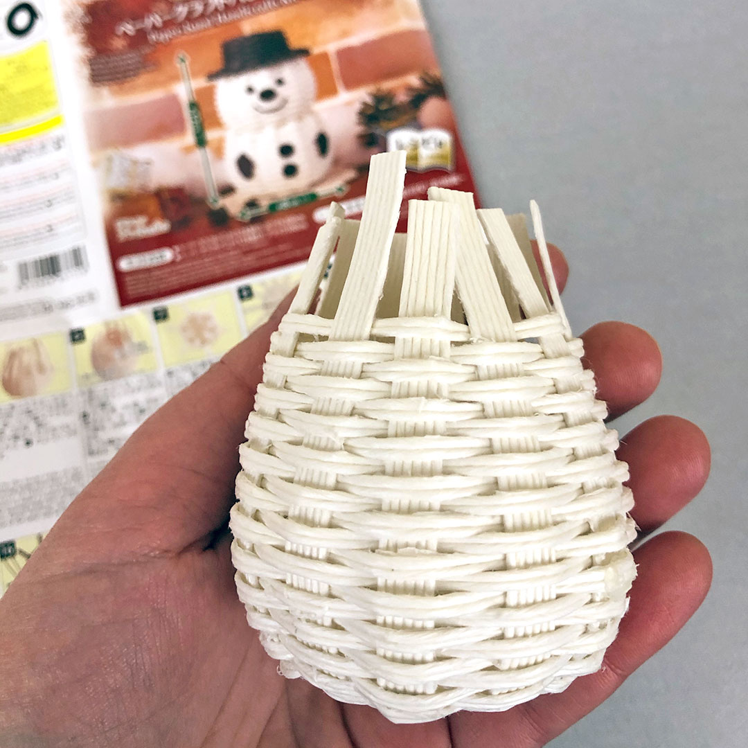 SCK Tries.... Daiso Snowman Paper-Band Craft Kit - Super Cute Kawaii!!