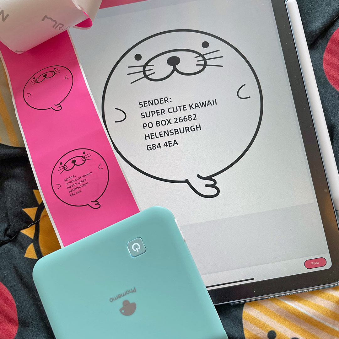 Cute Projects With Phomemo Label Printers - Super Cute Kawaii!!