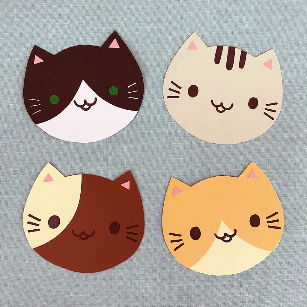 DIY Kawaii Cats Paper Craft Tutorial - Super Cute Kawaii!!