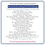 Fun Daily Challenges For January - Super Cute Kawaii!!