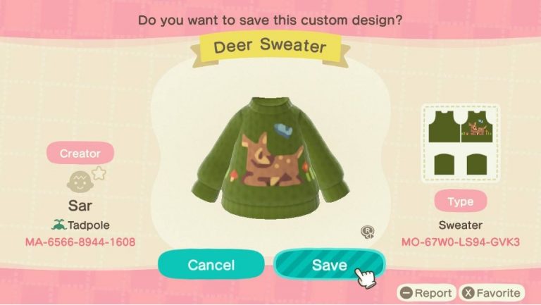 Cute Animal Crossing Custom Designs For Autumn/Fall - Super Cute Kawaii!!