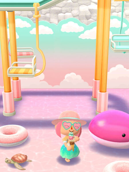 Animal Crossing Pocket Camp Summer Design Ideas - Super Cute Kawaii!!