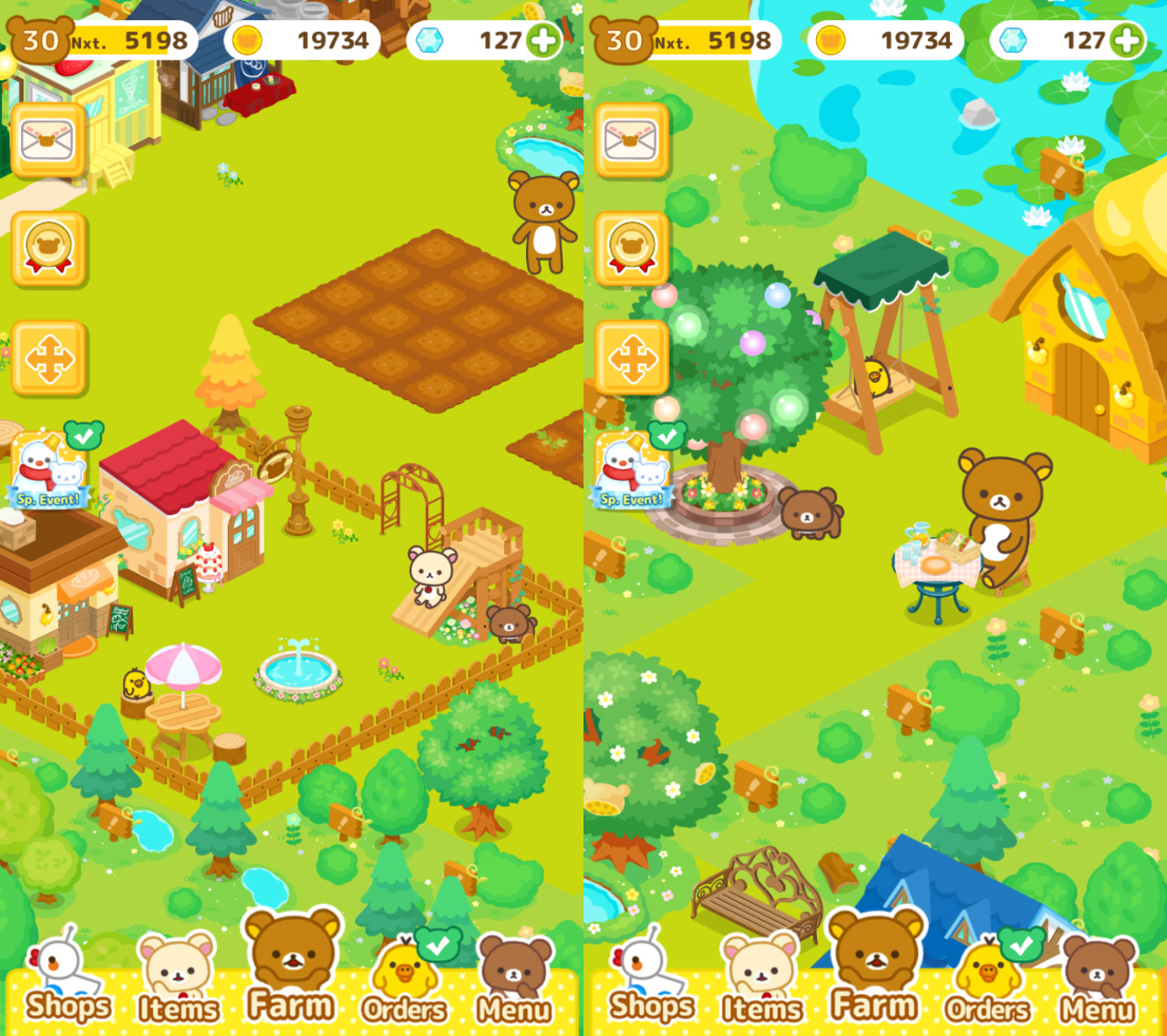 Rilakkuma Farm Game For Apple & Android - Super Cute Kawaii!!