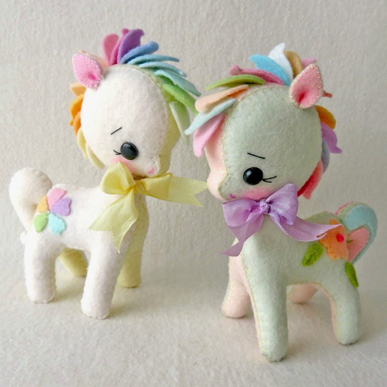 Cute Felt Patterns from Gingermelon - Super Cute Kawaii!!