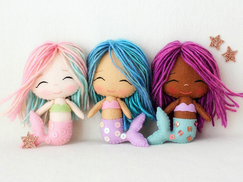 Cute Felt Patterns from Gingermelon - Super Cute Kawaii!!