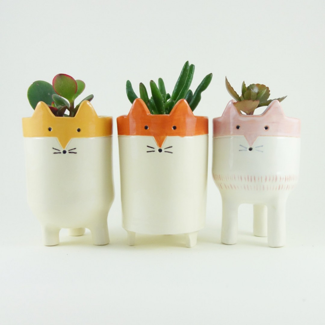 Cute Animal Planters - Super Cute Kawaii!!