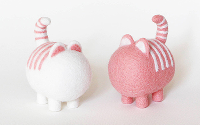Cute Needle Felted Decorations - Super Cute Kawaii!!