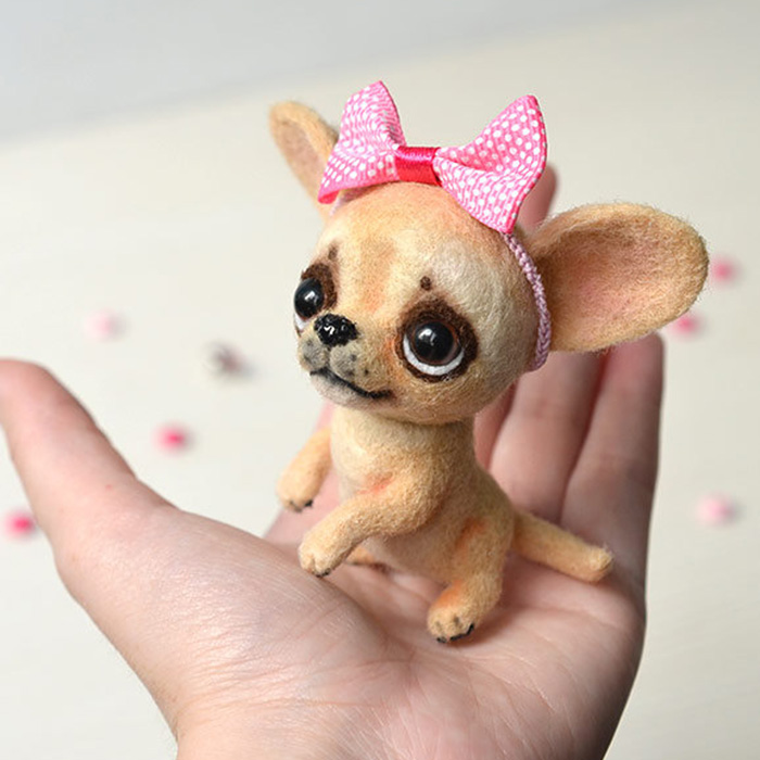 Cute Needle Felted Decorations - Super Cute Kawaii!!