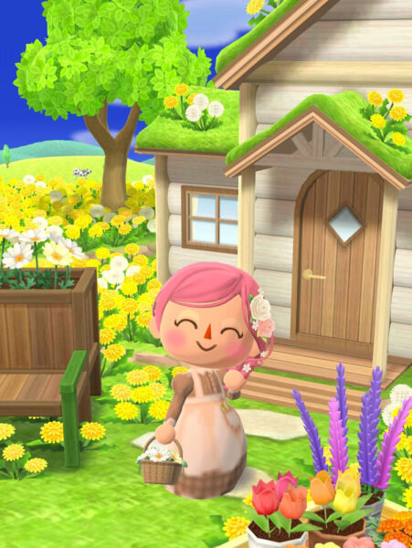 Animal Crossing Pocket Camp Spring Design Ideas - Super Cute Kawaii!!
