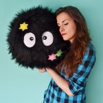 Most Wanted: Totoro Soot Sprite Pillow - Super Cute Kawaii!!