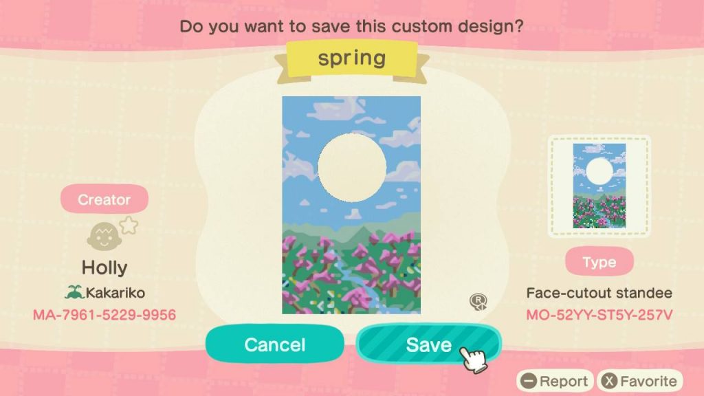 Animal Crossing Custom Designs For Spring - Super Cute Kawaii!!