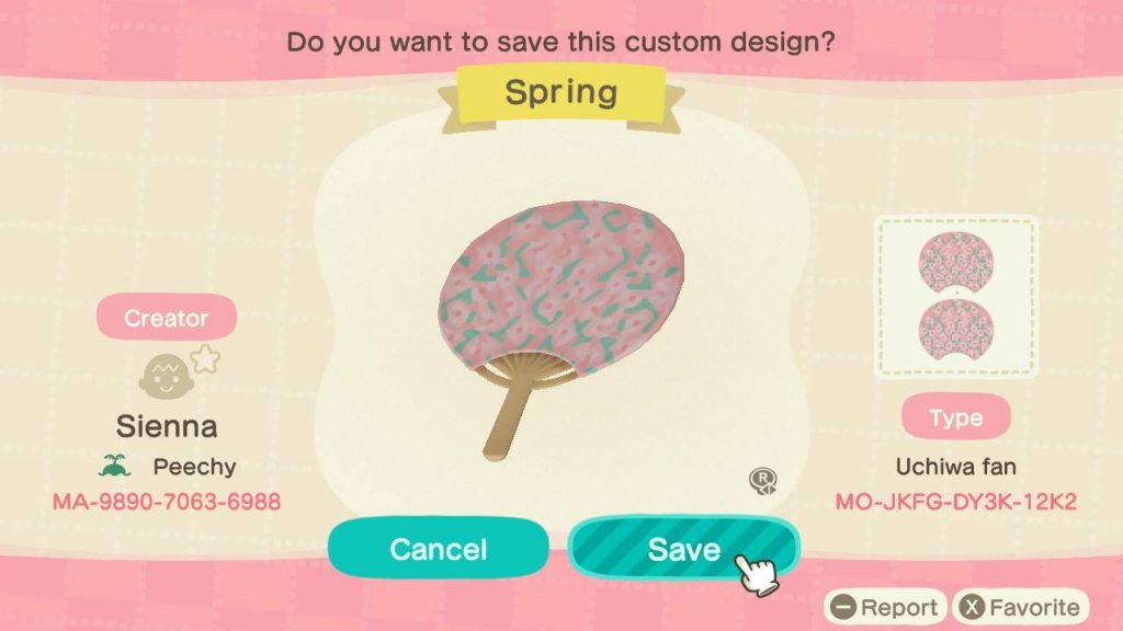 Animal Crossing Custom Designs For Spring - Super Cute Kawaii!!