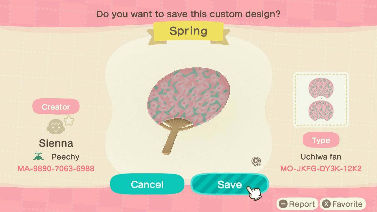 Animal Crossing Custom Designs For Spring - Super Cute Kawaii!!