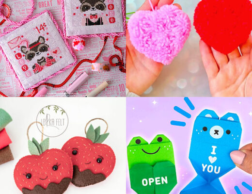 Cute Animals Printable Valentine's Day Cards - Super Cute Kawaii!!