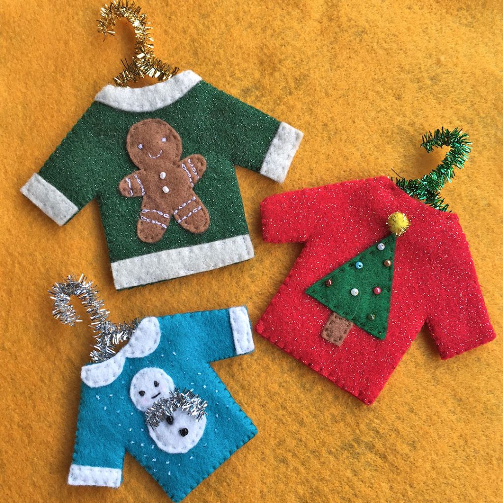 DIY Christmas Jumper Decorations - Super Cute Kawaii!!