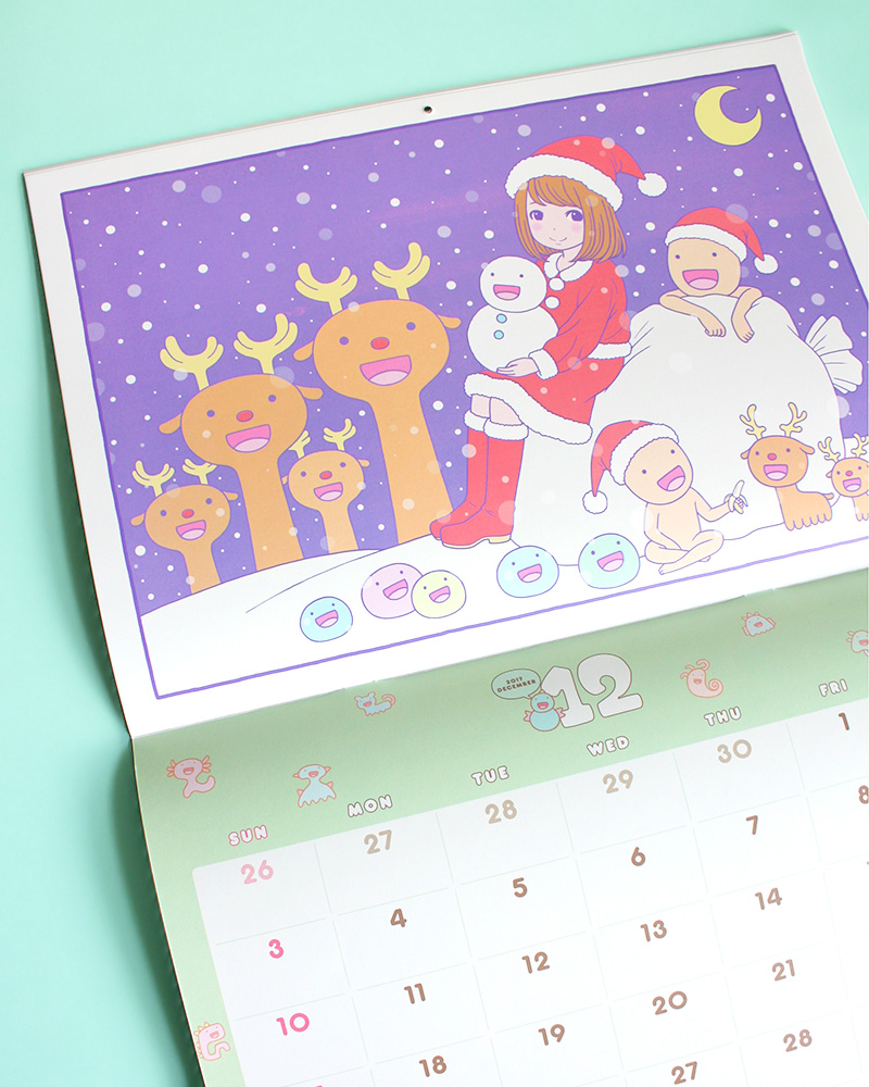 Yuki Tokuda Illustration Calendar 2017 - Super Cute Kawaii!!